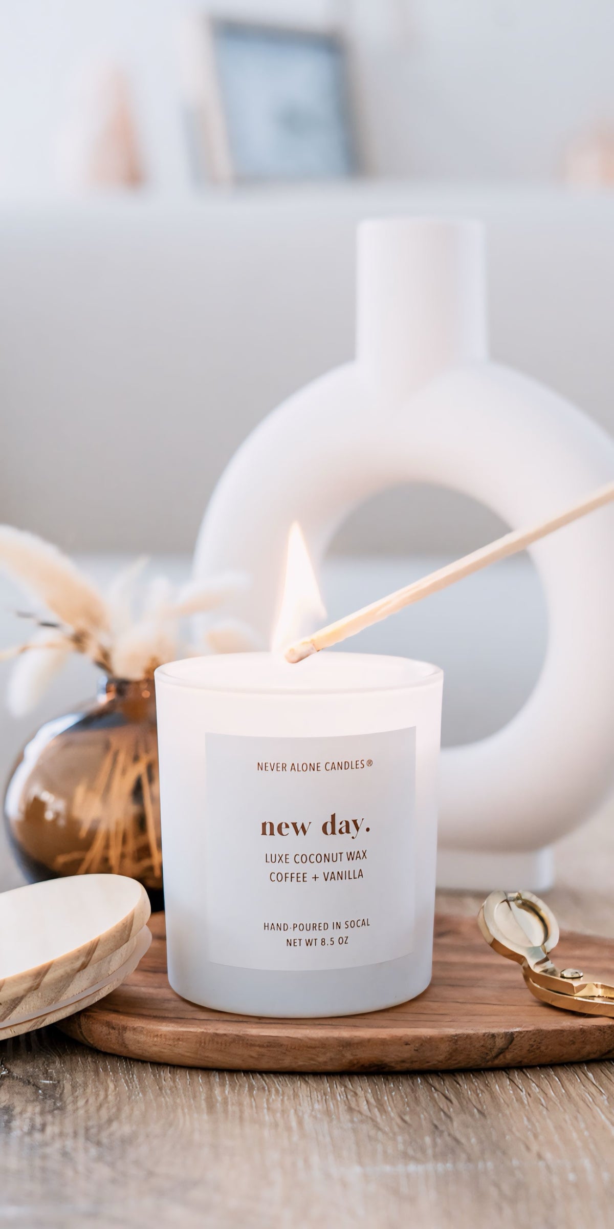 Never Alone Candles® I Uplift Your Life & Living Room