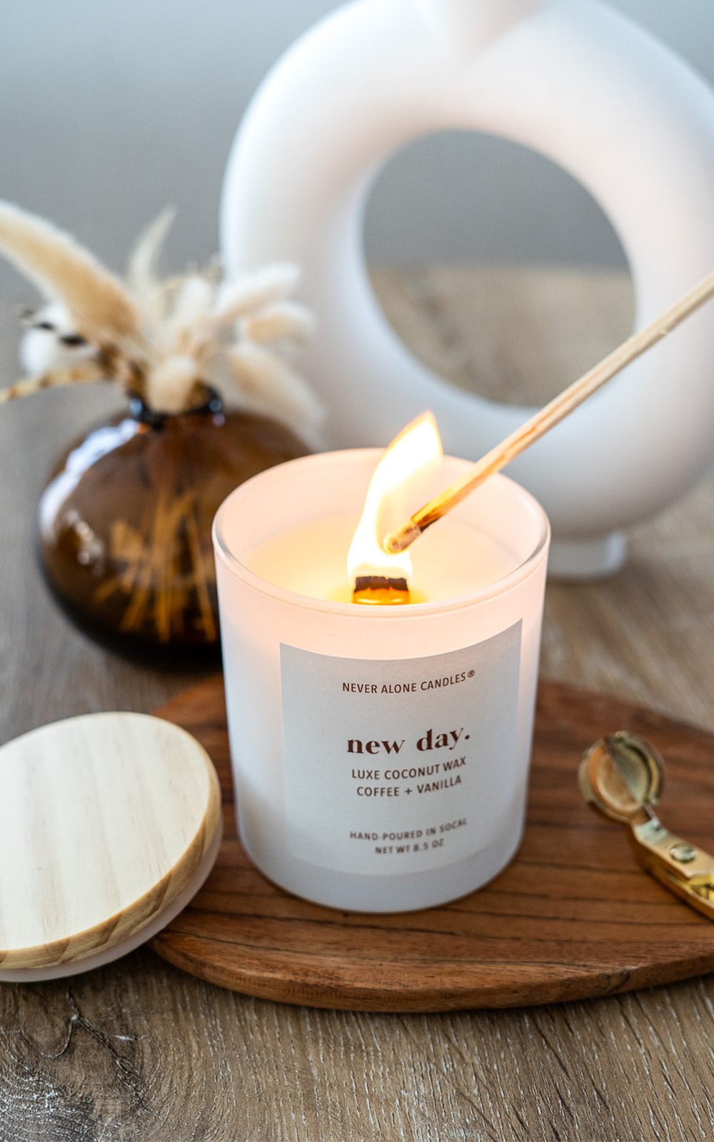 Never Alone Candles® I Uplift Your Life & Living Room