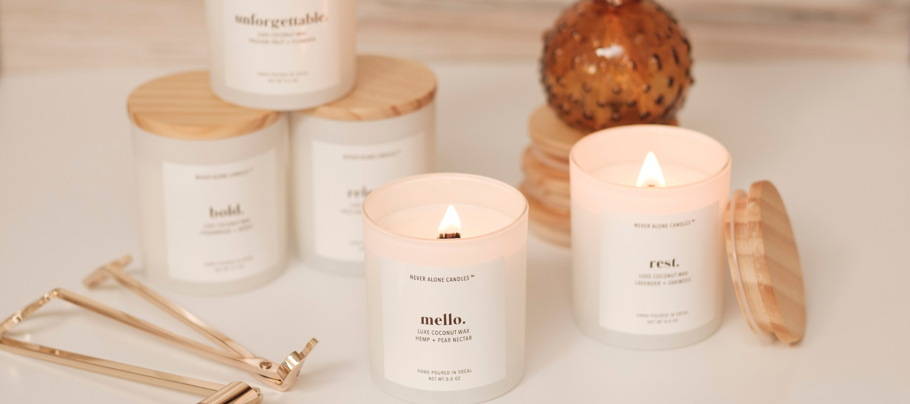 Find Your Perfect Scent | Never Alone Coconut Wax Candles - Never Alone ...